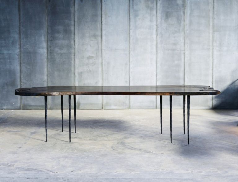 Lars Zech table by Heerenhuis with Italian walnut (exclusive video)