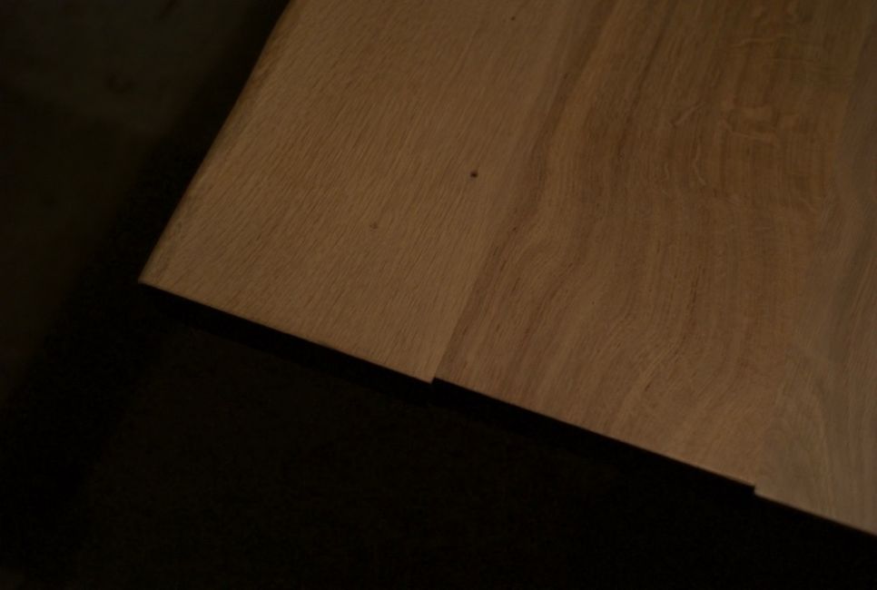 VIR table by Heerenhuis: with rough oak top (see exclusive videos)